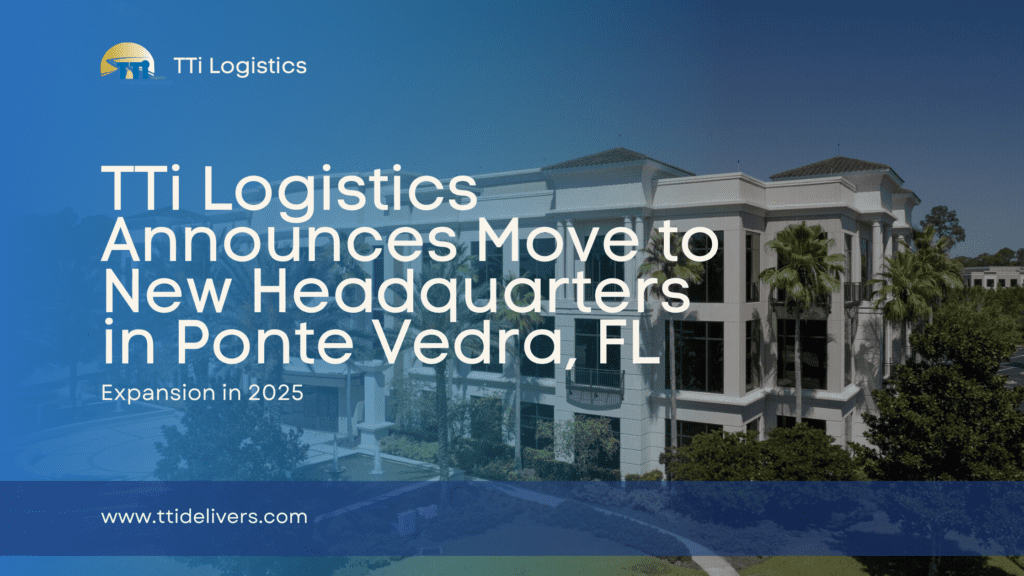 TTi Logistics Announces Move to New Headquarters in Ponte Vedra, FL