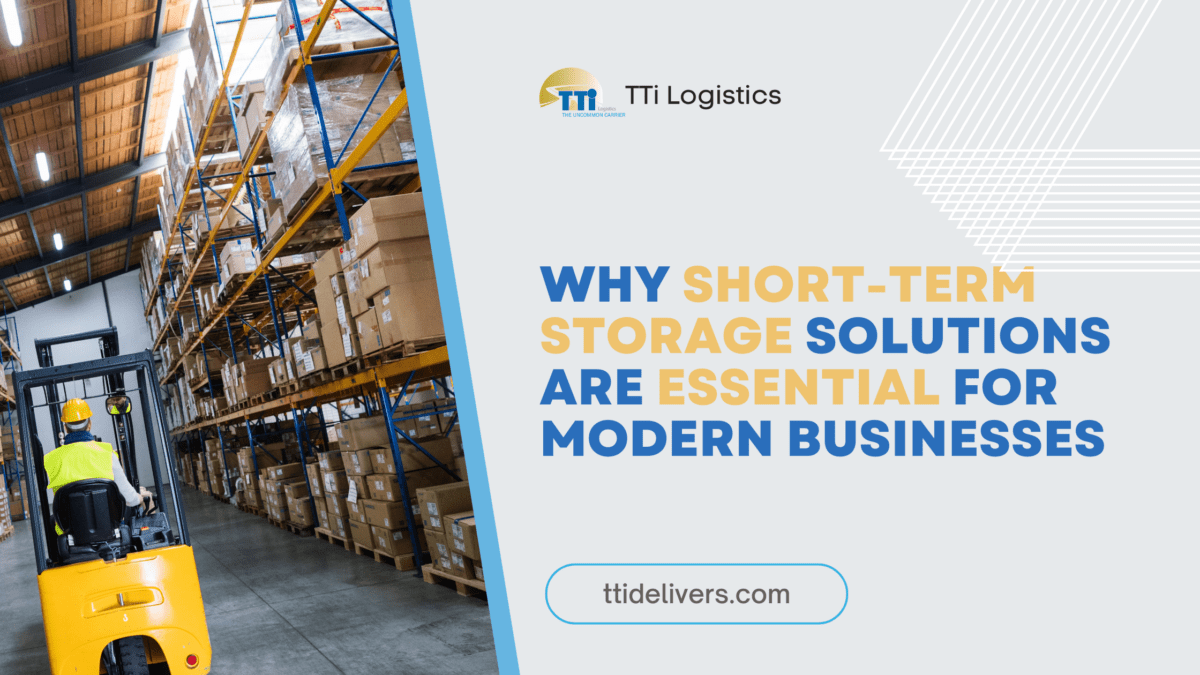Why Short-Term Storage Solutions Are Essential for Modern Businesses